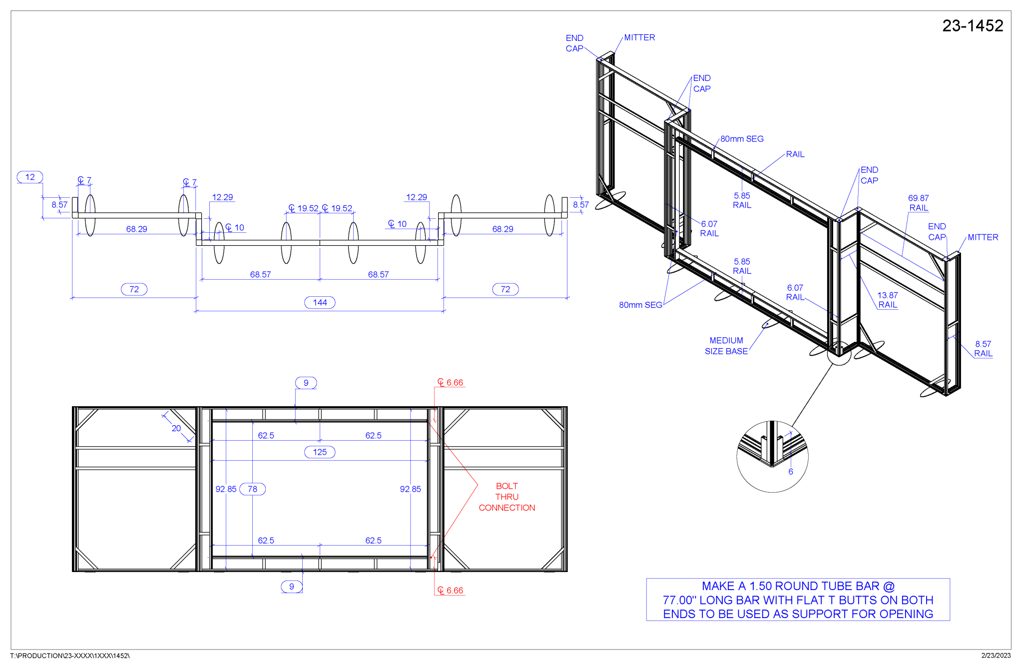 SEG Frame - FWR Rental Haus