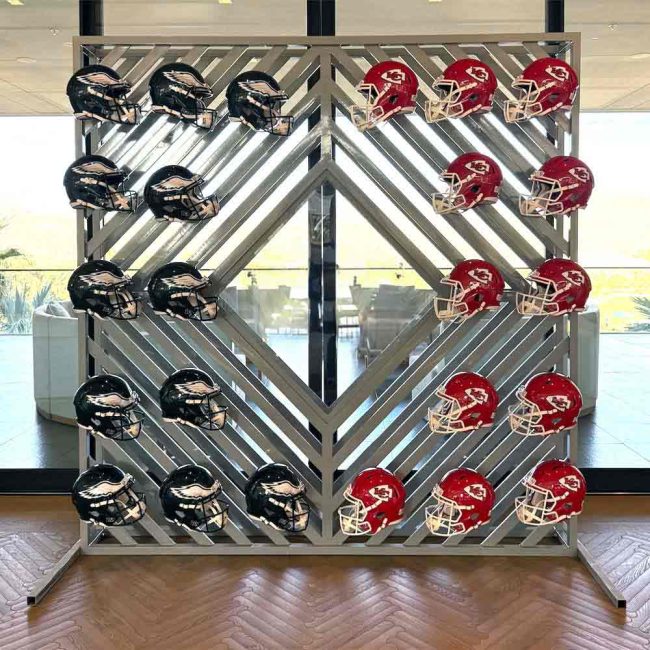 Helmet Wall - FWR Rental Haus